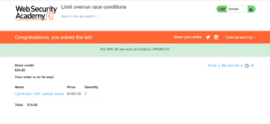 Race Condition – Portswigger Lab 1: Limit overrun race conditions – Asad