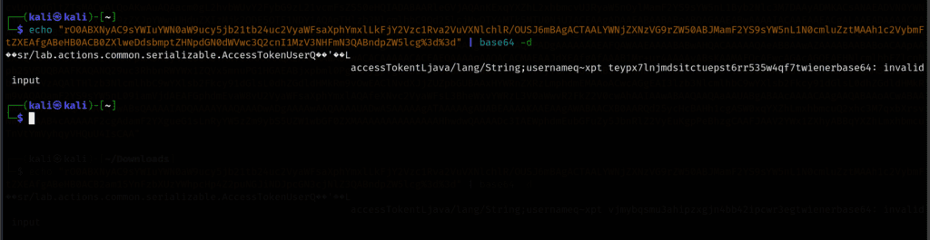 Insecure Deserialization – Portswigger Lab 5: Exploiting Java deserialization with Apache ...