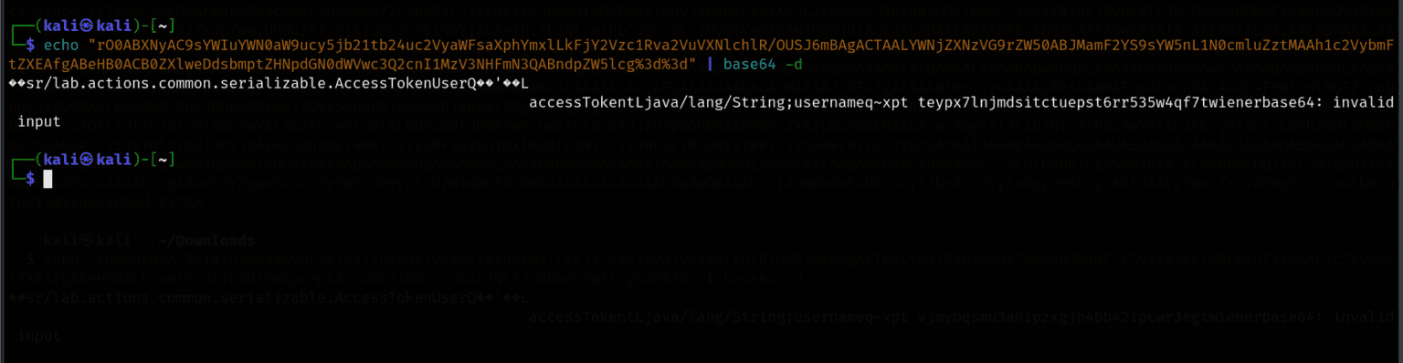 Insecure Deserialization – Portswigger Lab 5: Exploiting Java deserialization with Apache ...